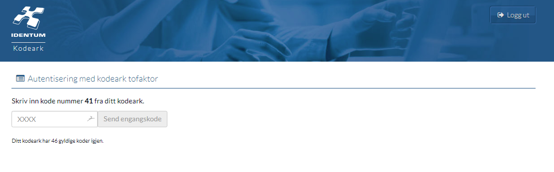 Hvordan logger jeg på FEIDE med kodeark?